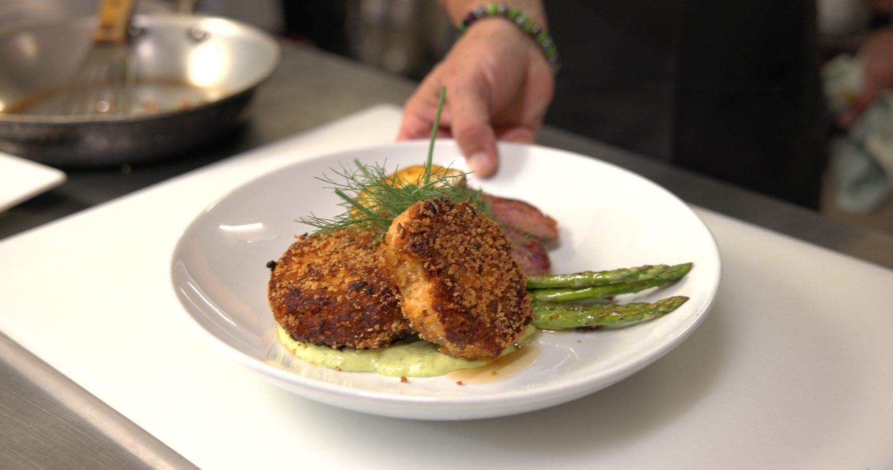 Salmon Cakes by Offshore Grill and Coffee House - North Coast Food Trail